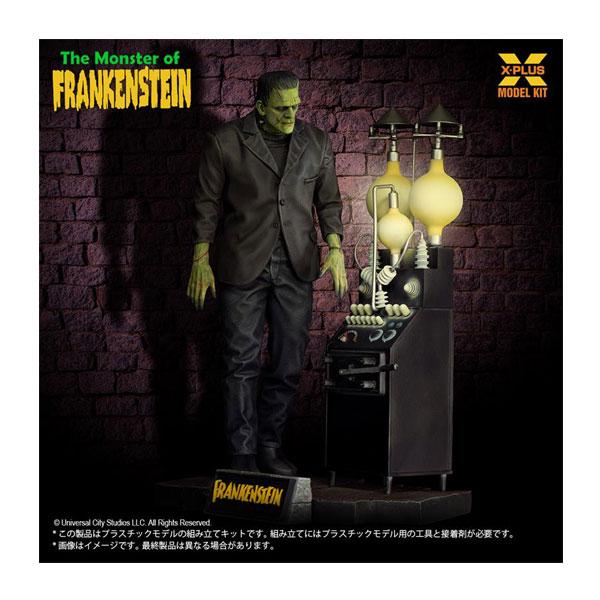 エクスプラス 1/8スケール フランケンシュタインの怪物 プラスチックモデルキット 1931年公開のホラー映画の金字塔『フランケンシュタイン』より、「フランケンシュタインの怪物」が1/8スケールのプラスチックモデルキットで登場。長身のプロポ...