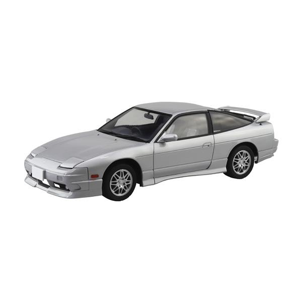 アオシマ ザ☆モデルカー No.26 1/24 ニッサン RPS13 180SX TYPE X ’96 (完全新金型) プラモデル for FR Pilot生産終了から25年たった現在でも絶大な人気を誇る180SX。1996年に登場した後期...