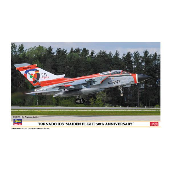 ハセガワ 1/72 トーネード IDS “初飛行50周年記念” プラモデル 02479 開発3カ国のマークと初号機の塗り分けを纏ったドイツ空軍の特別塗装機を再現！【デカール（マーキング）】・ドイツ空軍 第61兵器技術センター 所属 トーネー...