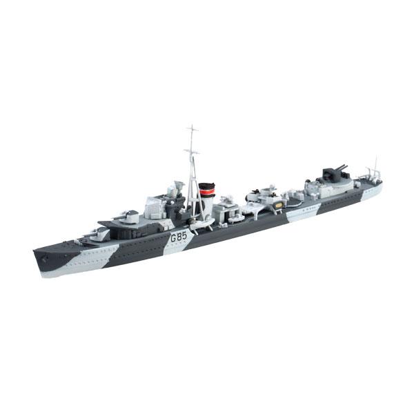 アオシマ 1/700 ウォーターライン No.915 英国海軍 駆逐艦 ジュピター プラモデル 日本海軍伊60潜水艦を撃沈する等の戦果を挙げ、ABDA艦隊に所属し「スラバヤ沖海戦」を戦い抜いたJ級駆逐艦「ジュピター」を1/700スケールのプ...