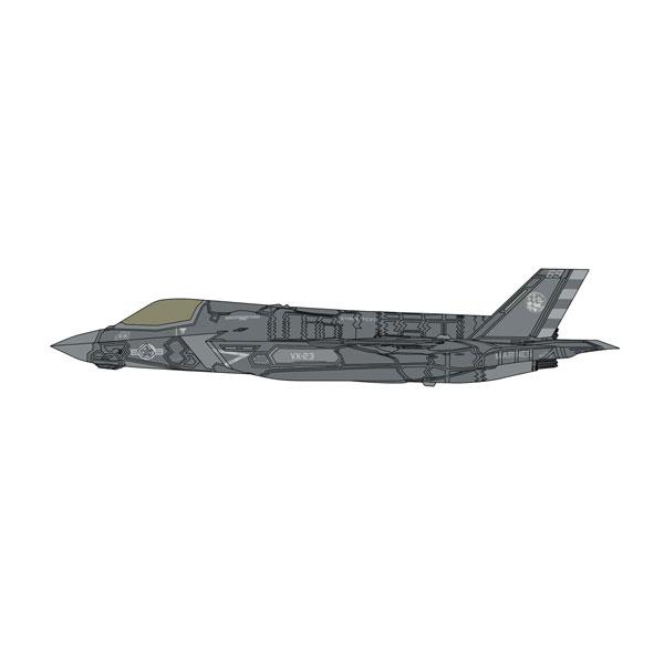 ハセガワ 1/72 F-35 ライトニングII (B型) “U.S.NAVY VX-23 かが発着艦試験” プラモデル 02488 空母化改修された「かが」の飛行甲板で、発着艦試験を行った機体を再現！パッケージイラストは加藤単駆郎 氏が担当...