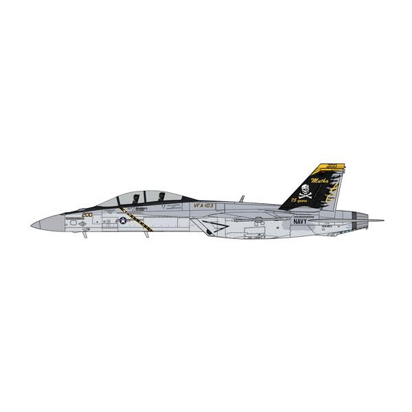 ハセガワ 1/48 F/A-18F スーパー ホーネット “VFA-103 ジョリー ロジャース 75周年記念” プラモデル 07552 ジョリーロジャースの部隊創設75周年記念マーキング機を再現！ブロックII仕様のパーツをセットします。【...