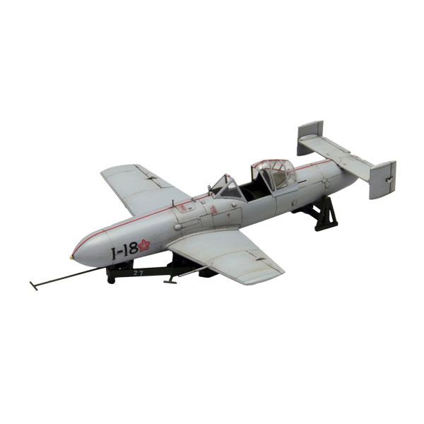 ファインモールド 1/48 帝国海軍 特別攻撃機 桜花一一型 プラモデル FC06 桜花は昭和20年に実戦へ投入された有人ロケット兵器。機首には1200kgの超大型半徹甲弾を装備し、一式陸攻などの母機に懸吊され目標敵艦付近で投下、その後は滑...