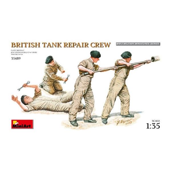 ミニアート 1/35 イギリス 戦車修理乗組員 4体セット プラモデル MA35489 1/35スケール英国戦車修理乗組員のフィギュア4体セットです。1/35スケールプラスチックモデルキット※組み立て・塗装の必要なプラモデルです。完成品では...