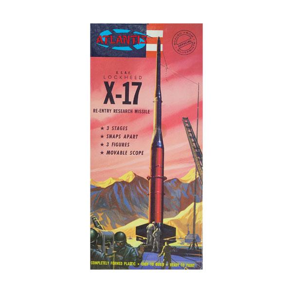 アトランティスモデル 1/40 アメリカ軍 ロッキード X-17 試験ロケット プラモデル AMCH1810 1950年代のアメリカで開発された実験用ロケットを再現●1/40スケールで1950年代にアメリカで打ち上げられた大気圏再突入実験用...