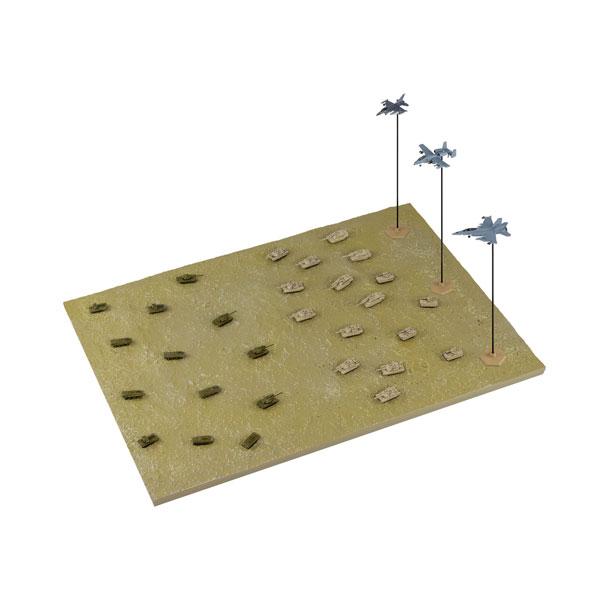 ピットロード 1/700 第2次湾岸戦争 2003 プラモデル SPS36 2003年の第2次湾岸戦争（イラク戦争）で多国籍軍とイラク軍車両が対峙し、アメリカ軍用機が航空支援するシーンをイメージしたジオラマセットです。・1/700スケールプ...