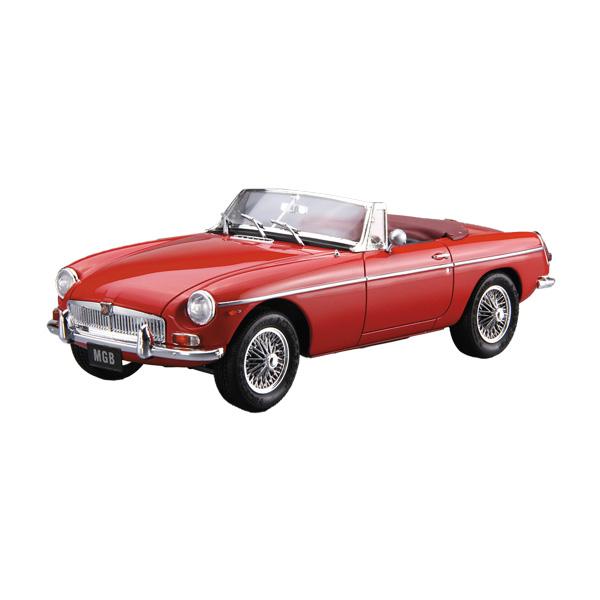 アオシマ ザ☆モデルカー 1/24 BLMC G/HM4 MG-B MK-2 ’68 リニューアル版 プラモデル No.101 1962年のロンドンモーターショーで華々しくデビューしたMGBは、18年後の1980年10月22日に生産が終了さ...