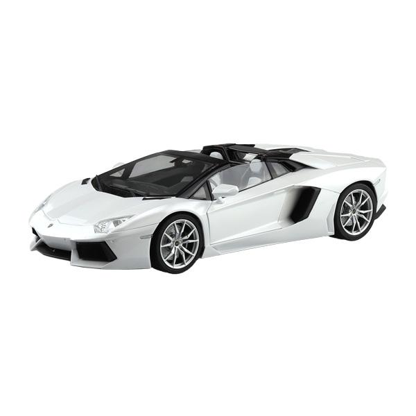 アオシマ ザ☆スーパーカー 1/24 ’12 ランボルギーニ アヴェンタドール ロードスター リニューアル版 プラモデル No.8 V12エンジンを搭載した世界で唯一のミッドシップオープンカーである。・V12エンジンを忠実に再現・ロードスタ...