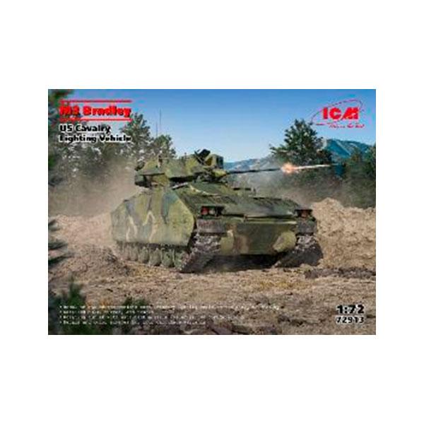 ICM 1/72 アメリカ歩兵戦闘車 M3 ブラッドレー 騎兵戦闘車 プラモデル 72913 世界最高性能といわれる初期 M3 ブラッドレーをキット化。・精巧な車体、砲塔、履帯を詳細に再現・対戦車ミサイルシステム搭載の回転式砲塔付属(2種類...
