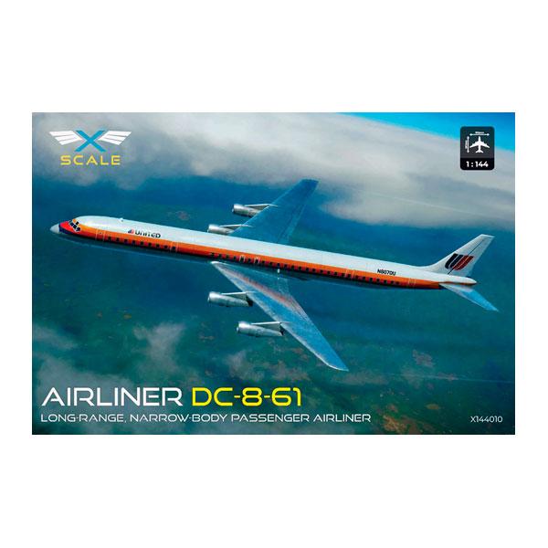 送料無料◆X-スケールモデルズ 1/144 DC-8-61 第一世代ジェット機旅客機 新金型 プラモデル XSM144010 ウクライナの旅客機キットメーカー、X-スケールモデルズから新商品の1/144 DC-8-61のご案内です。DC-8...