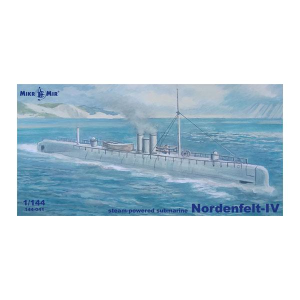 ミクロミル 1/144 ノルデンフェルトIV 蒸気推進潜水艦 完全新金型 プラモデル MKR144-041 ノルデンフェルIVはスウェーデン人発明家トールステン・ノルデンフェルトと、イギリス人発明家ジョージ・ギャレットがロシア帝国海軍のため...
