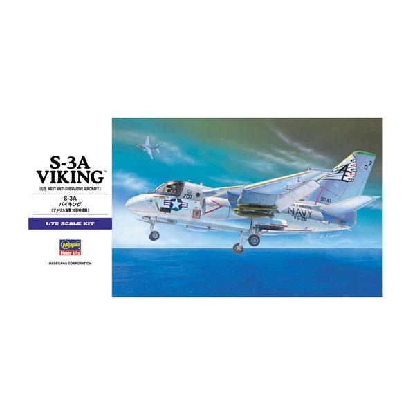 ハセガワ 1/72 S-3A バイキング プラモデル E7 ロッキードS-3Aバイキングは、グラマンS-2トラッカーの後継機としてアメリカ海軍に採用された世界初の艦上ジェット対潜哨戒機です。S-3Aは、APS-116レーダー、赤外線探知装置...