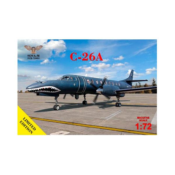送料無料◆ソヴァ-M 1/72 フェアチャイルド C-26A メトロライナー ターボプロップ輸送機 プラモデル SVM72081 ウクライナのソヴァ-Mから、1/72スケール航空機インジェクションキットのご案内です。新規金型製胴体とエンジン...