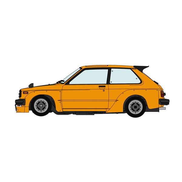 ハセガワ 1/24 トヨタ スターレット KP61 S(3ドア)中期型 (1980) “カスタムバージョン” プラモデル 20819 エアロパーツ満載のレーシングカスタムをキット化！レース用のフロントスポイラー、ルーフスポイラー、オーバーフ...