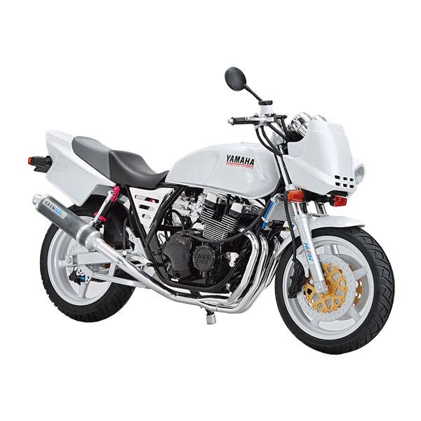 アオシマ ザ☆バイク 1/12 ヤマハ 4HM XJR400S ’94 カスタムパーツ付き プラモデル No.54 ●NK4仕様をイメージしたカウルなどのカスタムパーツが付属●エンジンはフレームへビスで固定する実車さながらの組み立て方法を再...