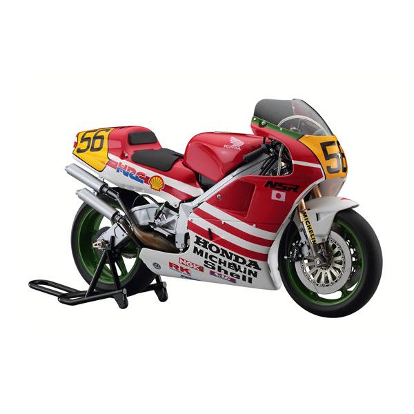 ハセガワ 1/12 「バリバリ伝説」 Honda NSR500 “巨摩郡” プラモデル SP690 主人公「巨摩 郡」のNSR500(89年型)をキット化！ボックスアートの特製ステッカーが付属する限定キット！【カウルパーツカラー】・ホワイト...