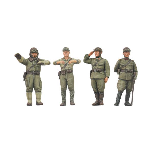 ファインモールド 1/35 帝国陸軍戦車兵セット プラモデル FM22 キットの内容は、熱地用被服(防暑服)の兵士、防寒作業服の兵士、昭五式軍衣の将校、九八式軍衣の下士官といった、様々な地域や年代に対応したフィギュア4体入りです。ぜひ日本軍...