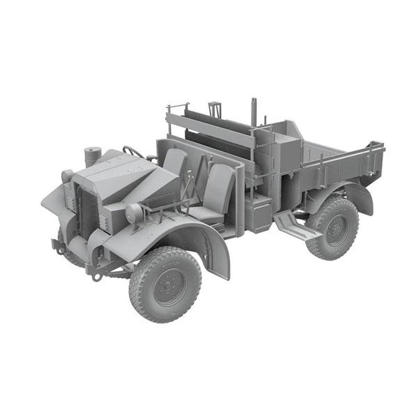 送料無料◆サンダーモデル 1/35 英・F8-cwtトラック パイロットカー (先導車) 長距離砂漠挺身隊 (LRDG) プラモデル TB35313 ★タイヤはトレッドを意識したレジン製。【キットの内容】・5ランナー300パーツ・クリアパー...
