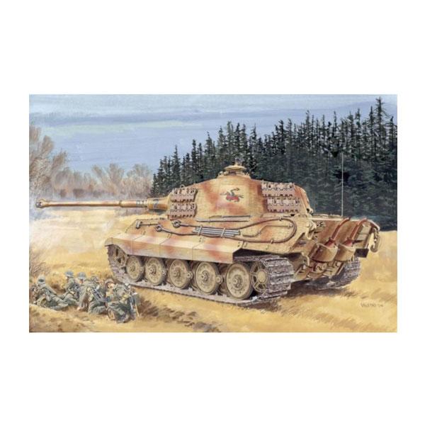 送料無料◆ドラゴン 1/72 WW.II ドイツ軍 Sd.Kfz182 重戦車キングタイガー ヘンシェル砲塔 プラモデル DR7246 ※こちらの商品はパッケージに痛み・汚れがある場合がございます。あらかじめご了承の上ご購入いただきますよう...