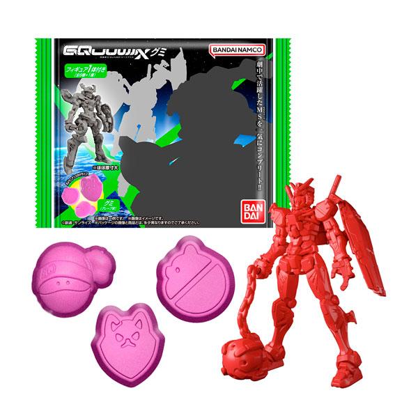 機動戦士Gundam GQuuuuuuX グミ (ジークアクスグミ) 食玩 バンダイ (1BOX) ポメラニアンズのマークとハロがグミになって登場！味はグレープ味です。オマケは作中で印象的なバトルシーンに登場したMSをPVC製フィギュアでラ...