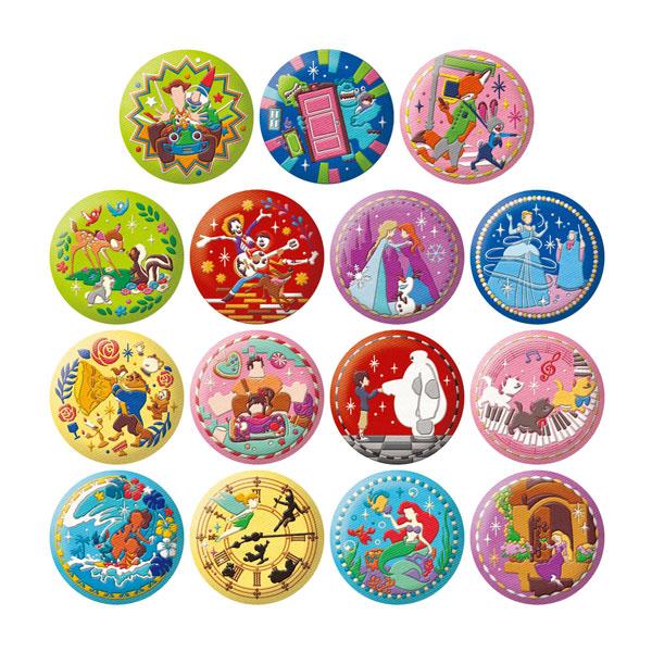 送料無料◆Disney Characters 刺繍缶バッジビスケット2 食玩 バンダイ (1BOX) 大人気ディズニー刺繍缶バッジビスケットシリーズの第2弾！刺繍の風合いで作品の名場面を再現した缶バッジが付属します。本弾ではピクサー作品も追...