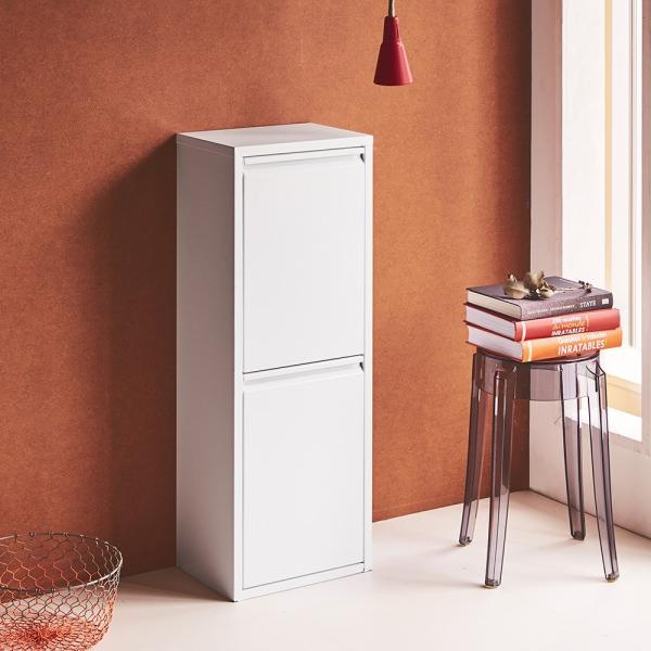 置くだけで様になる、おしゃれなイタリア生まれのダストボックス■シンプルモダンなシルエットと、イタリアらしい色遣いと見た目が魅力の分別ごみ箱。■スマートな佇まいでありながら、おしゃれなデザインでキッチンのランクを格上げするフラップ扉（フタ）付...