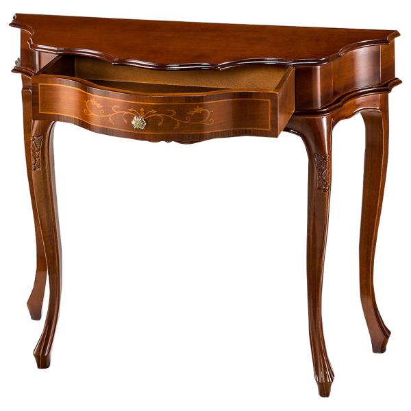 職人の技とイタリアの様式美。象がんとは、異なる素材を組み合わせて花柄などの紋様を表現する伝統技法。職人たちが現代に受け継いできた精緻な技と美をご堪能ください。クラシック家具の流麗なフォルムが外国のような格調高い雰囲気を醸します。シリーズの家...