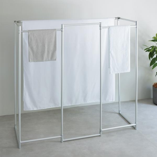 出しっぱなしでも美しい 新スタイリッシュアルミ物干し 竿付き5連ハイタイプ 洗濯用品 物干し 室内物干し ディノス dinos 人気 おしゃれシンプルなアルミ製で、驚くほど軽量なスタイリッシュ物干しがリニューアル。継ぎ目部分の樹脂がメッキ塗...