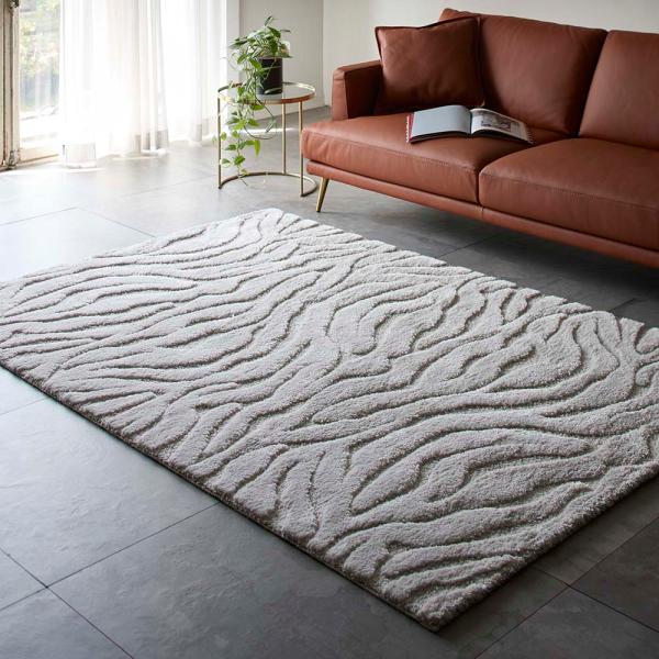 ≪約200cm×250cm≫ Schelde/スヘルデ ウィルトン織ラグ カーペット ラグ マット 絨毯  爆買 ディノス dinos 人気 おしゃれストレート糸でボリューム感を出したハイパイル部、ロー部分にはツイストした（撚った）糸の2種...