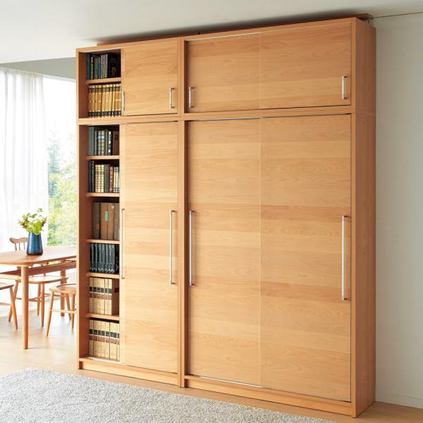 組立不要 アルダー引き戸頑丈本棚 幅120.5cm ハイタイプ 本棚 ラック シェルフ ウッドラック 木製シェルフ ディノス dinos 人気 おしゃれ〜本を大切にする人のための、贅を尽くした造り〜細部までこだわった丁寧なつくりで、永きにわ...