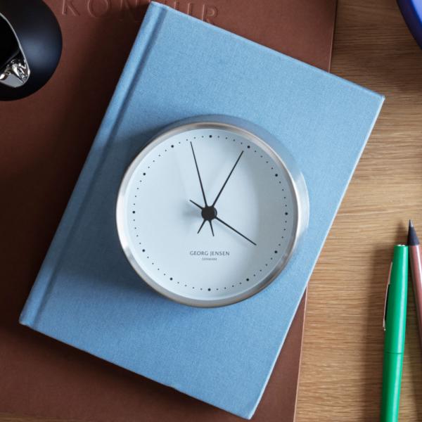 Georg Jensen/ジョージ ジェンセン ヘニング コッペル ウォールクロック 10cm 照明器具 ライト 時計 掛け時計 置き時計  ディノス ディノス dinos 人気 おしゃれローマ数字を黒い点に置き換えたシンプルかつ美を追求し...