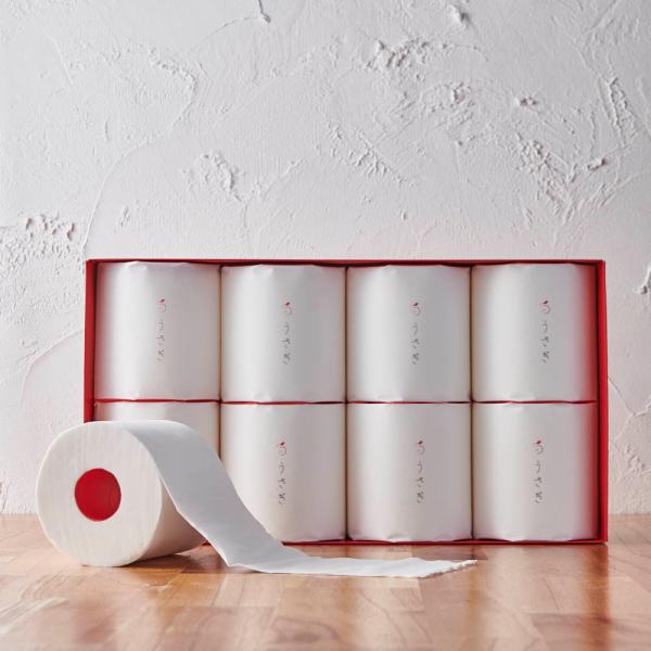 うさぎトイレットペーパーセット 8個 ギフトボックス 生活雑貨 便利グッズ 日用品 ディノス dinos 人気 おしゃれ「うさぎ」　トリプル〜3枚重ね〜　さらにふわふわに純粋にモノづくりにこだわってきた望月製紙。　　　　　　　　　さらにやわ...