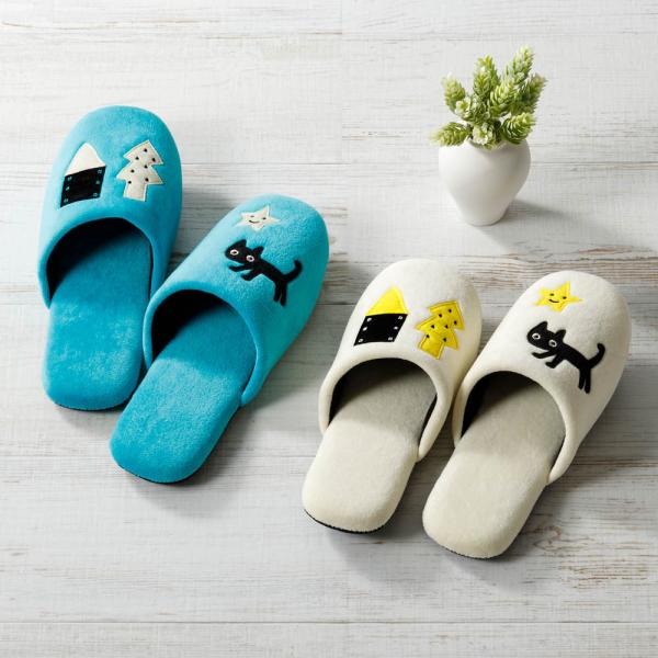 ATSUKO MATANO スリッパ〈迷子のMEMEBEBE〉 トイレ用品 トイレペーパーホルダー スリッパ ディノス dinos 人気 おしゃれ心ときめくインテリアが楽しめる＜アツコマタノ＞シリーズ遊び心とぬくもりに満ちた＜アツコマタノ＞...