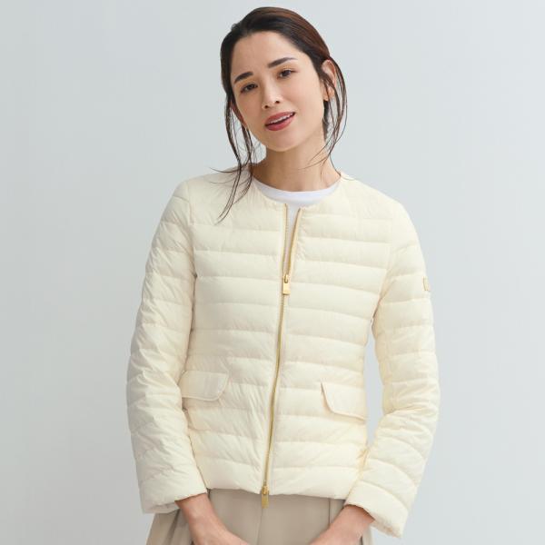 TATRAS/タトラス 「ノコ」 ライトダウンジャケット ジャケット ノーカラージャケット ディノス dinos 人気 おしゃれ 30代 40代 50代 60代 レディース装いに凜とした輝きを添えるタイムレスな名品ダウンがやさしい春カラーで...