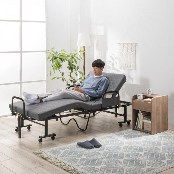 組立不要 立ち座りしやすい電動ダブルリクライニングベッド ベッド リクライニングベッド ディノス dinos 人気 おしゃれ背もたれと脚部が連動してリクライニングする人気の電動ベッドが、さらに快適にロングセラーのダブルリクライニング電動ベッ...