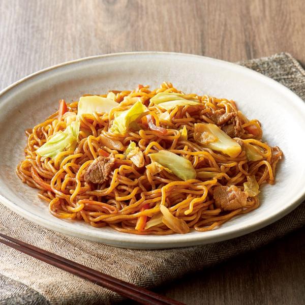 焼きそば やきそば レンジ 冷凍 冷凍焼きそば 粉屋 冷凍食品 冷凍麺 ヤキソバ レンジ調理可 具付 具材付 粉屋がつくった 焼そば革命 計12食（3食×4袋） ディノス dinos 人気 おしゃれ粉屋が作った手軽で本格的な焼きそばです。麺...