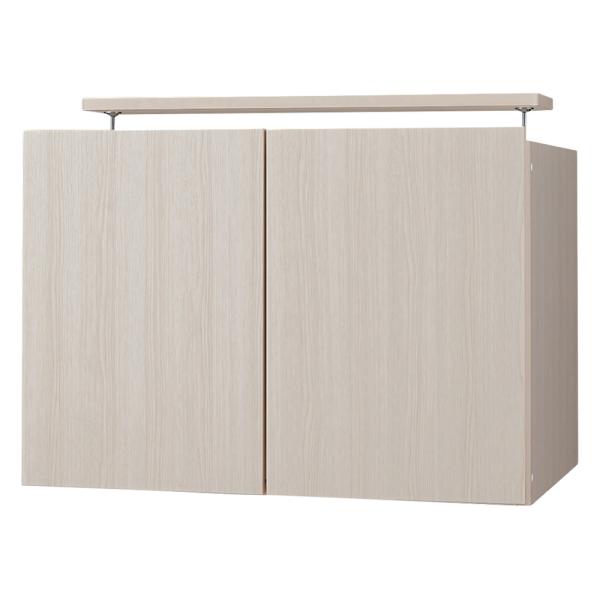 システム壁面ワードローブ 上置き・幅80高さ56cm 衣類収納 ワードローブ クローゼット ディノス dinos 人気 おしゃれ【突っ張り対応天井高さ＝238〜246cm】廻り縁があっても突っ張れる上置き仕様。さまざまな部屋にマッチする自由...