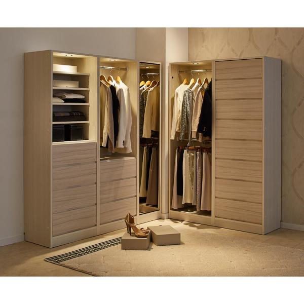 Vises/ヴィセス オープンワードローブ 幅60cm ハンガー2段 衣類収納 ワードローブ クローゼット ディノス dinos 人気 おしゃれまるで専門店のようなクローゼットに収納物がさっと見渡せる、オープンタイプのワードローブシリーズ。...