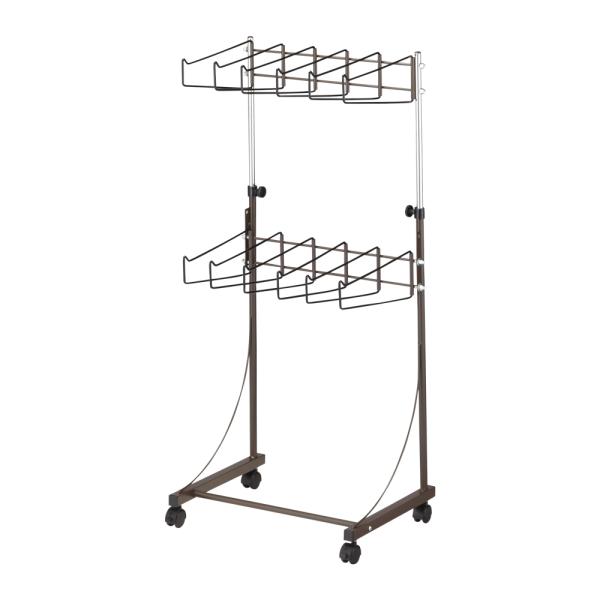 パンツ＆ジーンズハンガー 上下2段12本掛け 幅51cm 衣類収納 押入れ クローゼット収納 ディノス dinos 人気 おしゃれ使用例：ホワイト 上下2段12本掛け 幅51cm（お届け商品）パンツを綺麗に収納できる専用ハンガーラック引き出...