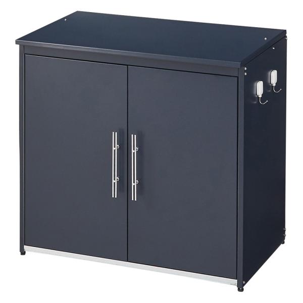 モダン2面開閉ダスト収納庫 幅74.5cm（容量170L） 保管庫 ディノス dinos 人気 おしゃれサビに強い素材を使用した上品なダークグレー色の収納庫。かさばる資源ゴミや重い古紙類も整理しやすい2面開閉。エクステリアのゴミ置き場にお悩...