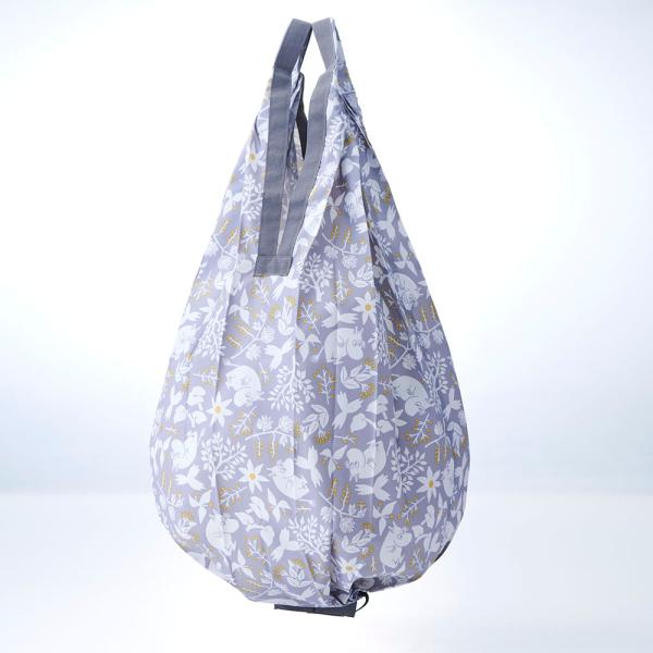 Shupatto/シュパット コンパクトDropムーミン 生活雑貨 便利グッズ 日用品 ディノス dinos 人気 おしゃれ 30代 40代 50代 60代 レディース森の中のムーミンと、花と遊ぶリトルミイに癒される大人可愛いエコバッグです...