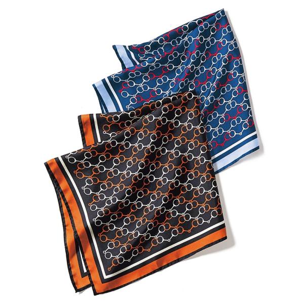 ビンダ社 ビット柄プリント シルク スカーフ ストール スカーフ マフラー ディノス dinos 人気 おしゃれ 30代 40代 50代 60代 レディースAUTUMN TONE BROWNISH温もりを湛えた洗練ブラウンに包まれて。秋冬エ...