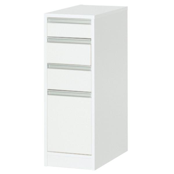 ［幅30奥行55高さ85cm］水ハネに強いキッチン隙間収納庫 ロータイプ 日本製 キッチン収納 キッチンストッカー 隙間収納 ディノス dinos 人気 おしゃれ使用例（ロータイプ幅25cm）キッチンの隙間を有効活用！水ハネに強いすき間収納...