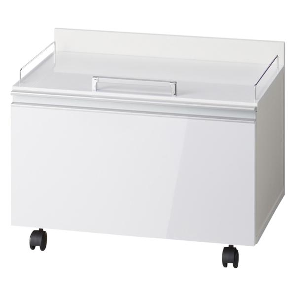 キッチン通路をキレイにする！下オープンダイニングシリーズ キッチンワゴン キッチン収納 キッチン 収納カート ディノス dinos 人気 おしゃれ収納力アップ！キッチンカウンターと合わせて使える「ワゴン」下部分を自由にカスタマイズできるキッ...