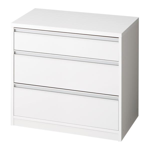 奥行が選べる隠しキャスター付きチェスト クローゼットタイプ 奥行44幅75高さ68cm・3段 衣類収納 押入れ クローゼット収納 ディノス dinos 人気 おしゃれ前面・天板の光沢感が美しい、隠しキャスター付きクローゼットチェスト。【ポイ...