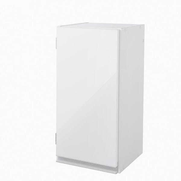 光沢仕上げ吊り戸棚 縦型扉タイプ 幅30cm高さ60cm トイレ 洗面所 ランドリー収納 洗面所収納 隙間収納 ディノス dinos 人気 おしゃれ収納物が一面見渡せる扉タイプ壁のデッドスペースを生かせる扉タイプの吊り戸棚。扉を全て開けると...