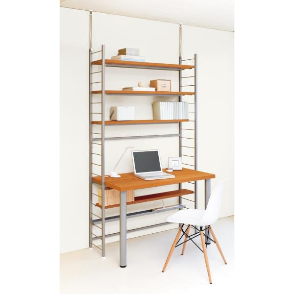 突っ張り式高さ調節シリーズ 伸長デスクラック 幅90cm 机 パソコン PC ワーク 袖机 ディノス dinos 人気 おしゃれこだわったのは、「省スペース」での使いやすさ。●書斎や廊下など、狭い場所での使いやすさを考えたPCデスクラック。...