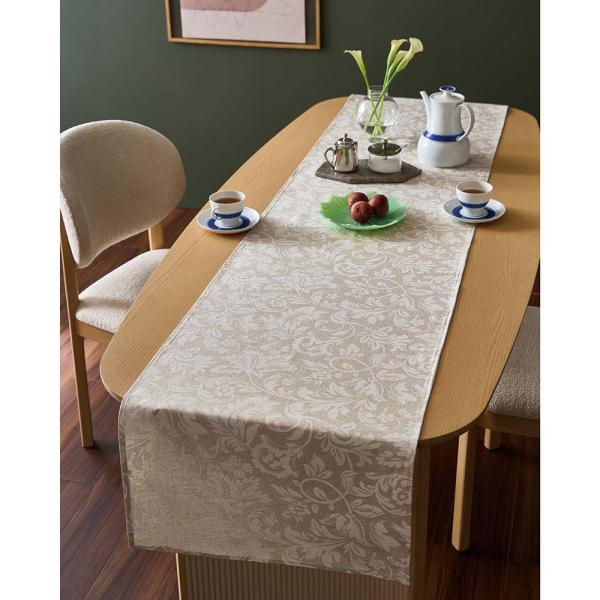 ≪約48cm×150cm≫ Venerio/ヴェネリオ テーブルランナー テーブルクロス ランチョンマット ディノス dinos 人気 おしゃれスペイン製の上質スタイルのテーブルクロス。伝統的なアラベスク柄は洗練されたテーブルコーディネート...