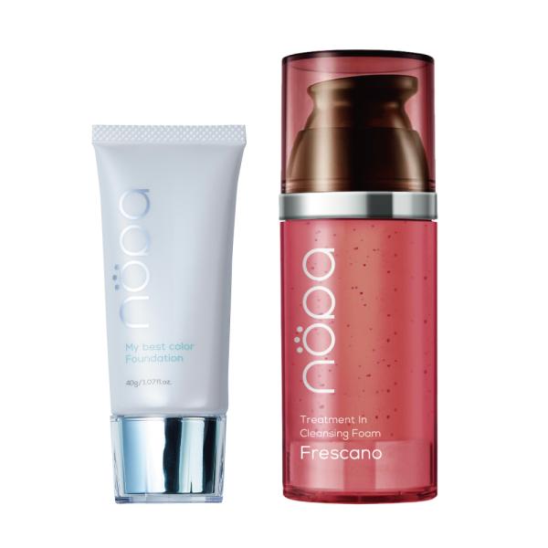 nopaシリーズ ファンデーション＋クレンジングフォーム 化粧品 メイクアップ ディノス dinos 人気 おしゃれ忙しい時も手間いらずでパパッとキレイ！　サボテン※1の保水力に着目したnopaシリーズ。シミや小ジワ、くすみ、年々ひどくなる...