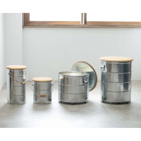 ≪20kgタイプ（キャスター付き）≫ OBAKETSU/オバケツ 檜フタの米びつ 米びつ ライスストッカー ディノス dinos 人気 おしゃれフタに岐阜県の東濃ひのきを使用した、トタン製の特別なライスストッカー本体は丈夫で軽く光を通しにく...